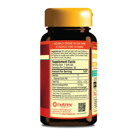BioAstin Hawaiian Astaxanthin 12mg - 50ct – Nutrex Hawaii