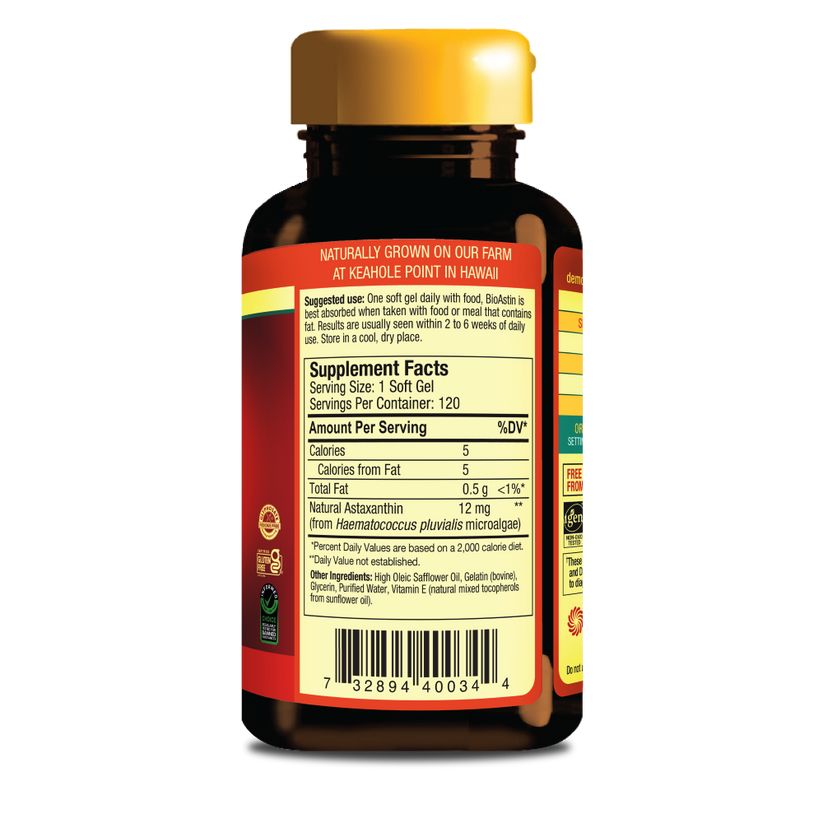 BioAstin Hawaiian Astaxanthin 12mg - 120ct – Nutrex Hawaii