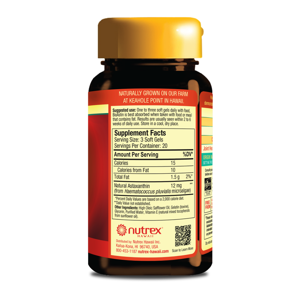 BioAstin Hawaiian Astaxanthin 4mg - 60ct – Nutrex Hawaii