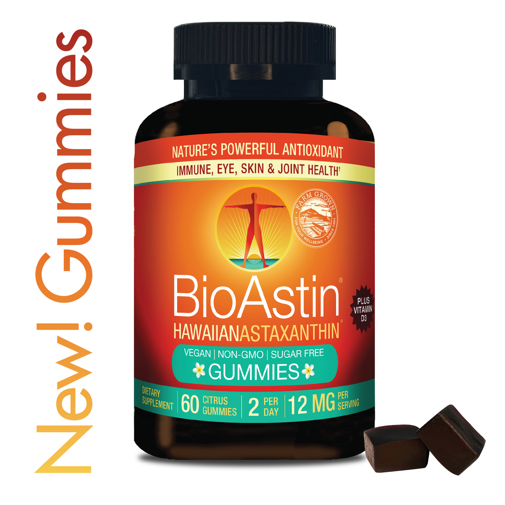 BioAstin Hawaiian Astaxanthin Gummies 12mg - 30 Day Supply – Nutrex Hawaii
